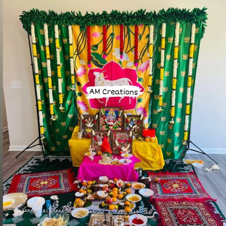 Pichwai Backdrop Set – AM Creations