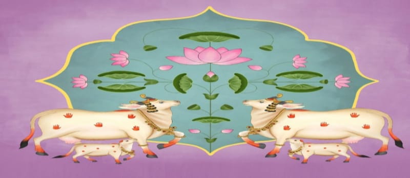 Pichwai Backdrop Cloth – AM Creations