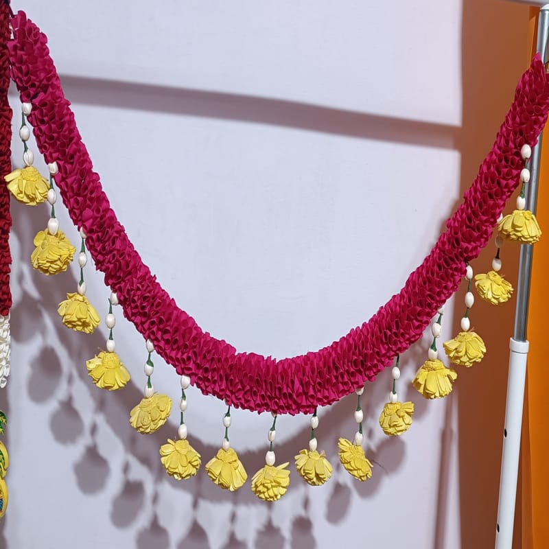 Yellow Flower Thoran – AM Creations